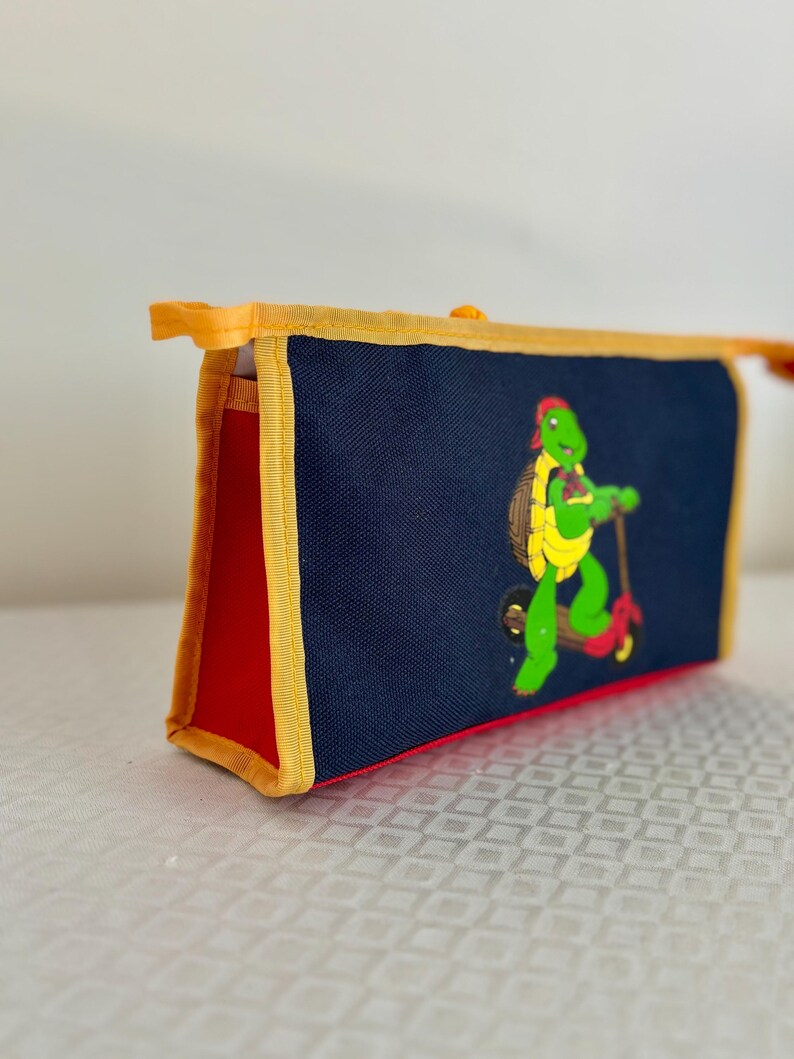 Vintage Franklin the Turtle Pencil Case: 90s Nickelodeon Pouch - Etsy