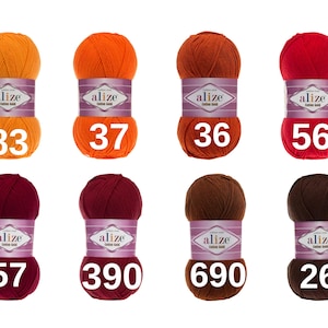 Alize Cotton Gold Soft Yarn, Doll Making Yarn, Crochet Sweater Yarn ...