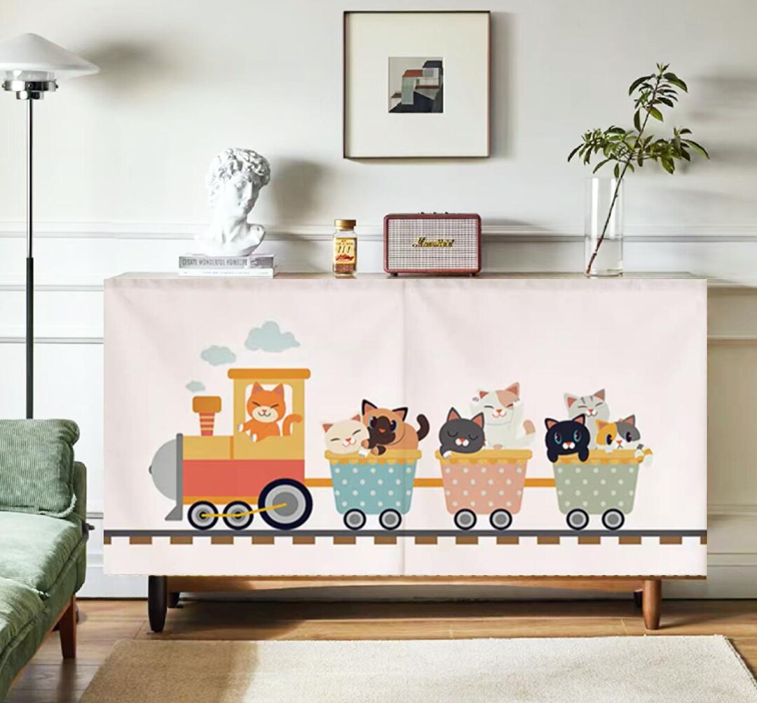 Custom Cabinet Curtain, Short Curtain, 20 Patterns, Velcro Curtain ...