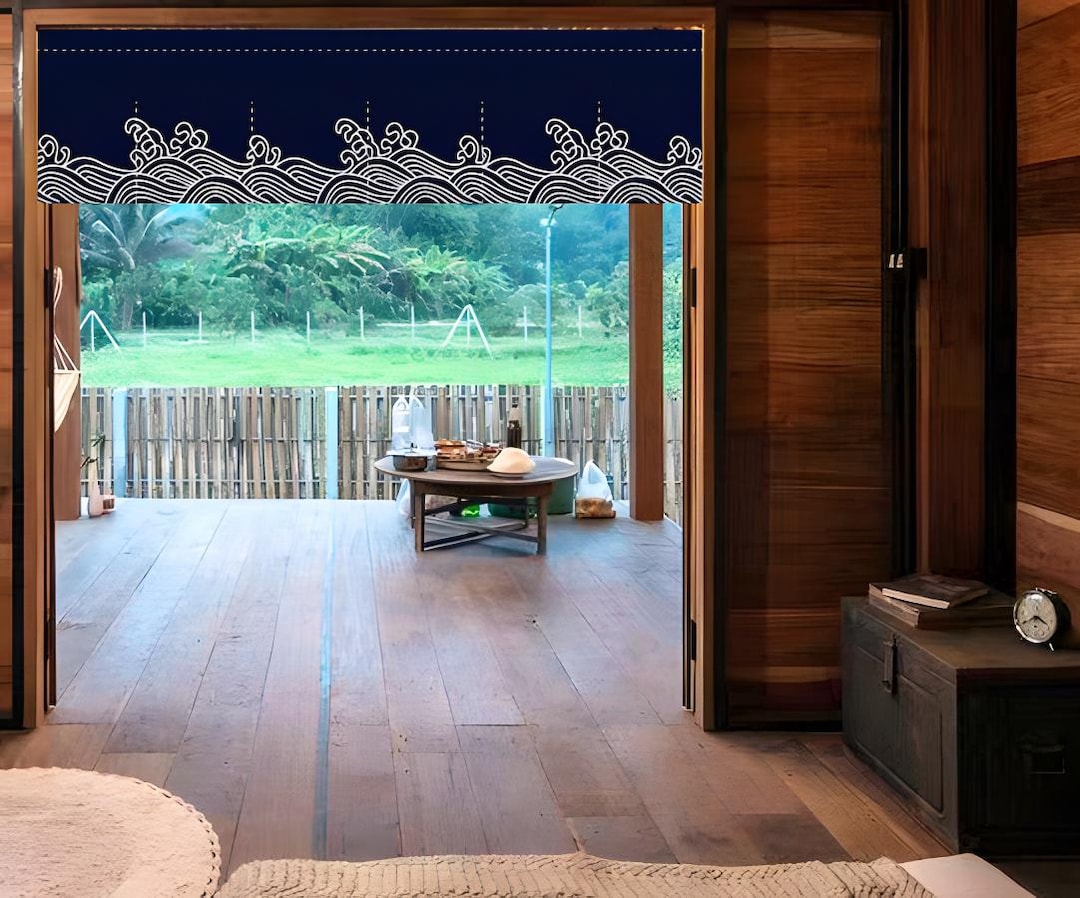 Custom Noren Curtain, Short Panel, 40+ Patterns, Doorway Curtains ...