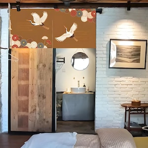 Custom Noren Curtain, Short Panel, 20+ Patterns, Doorway Curtains ...