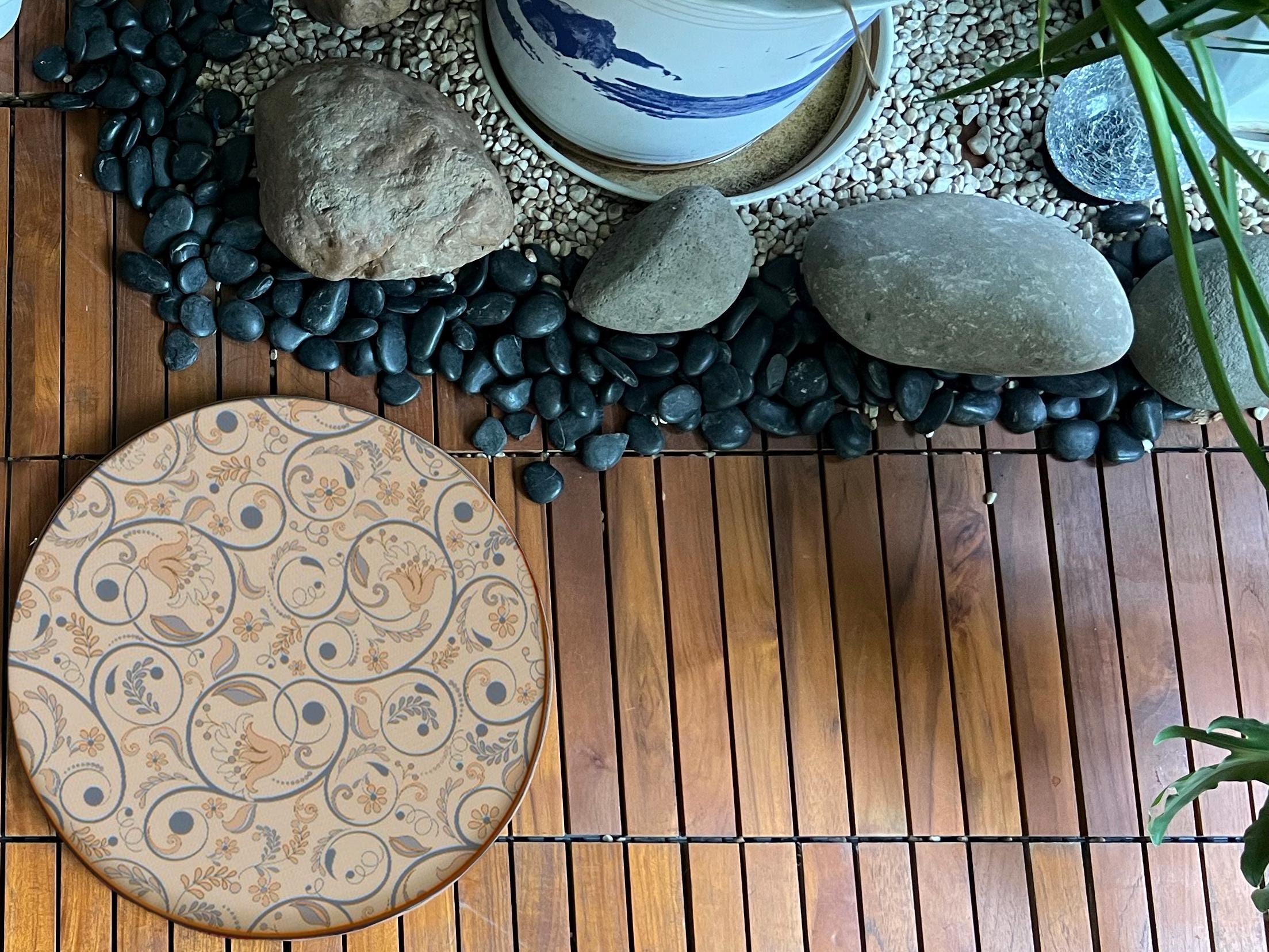 Custom Seat Cushion, Seating Pads, 20+ Patterns, Round Seat Cushion ...