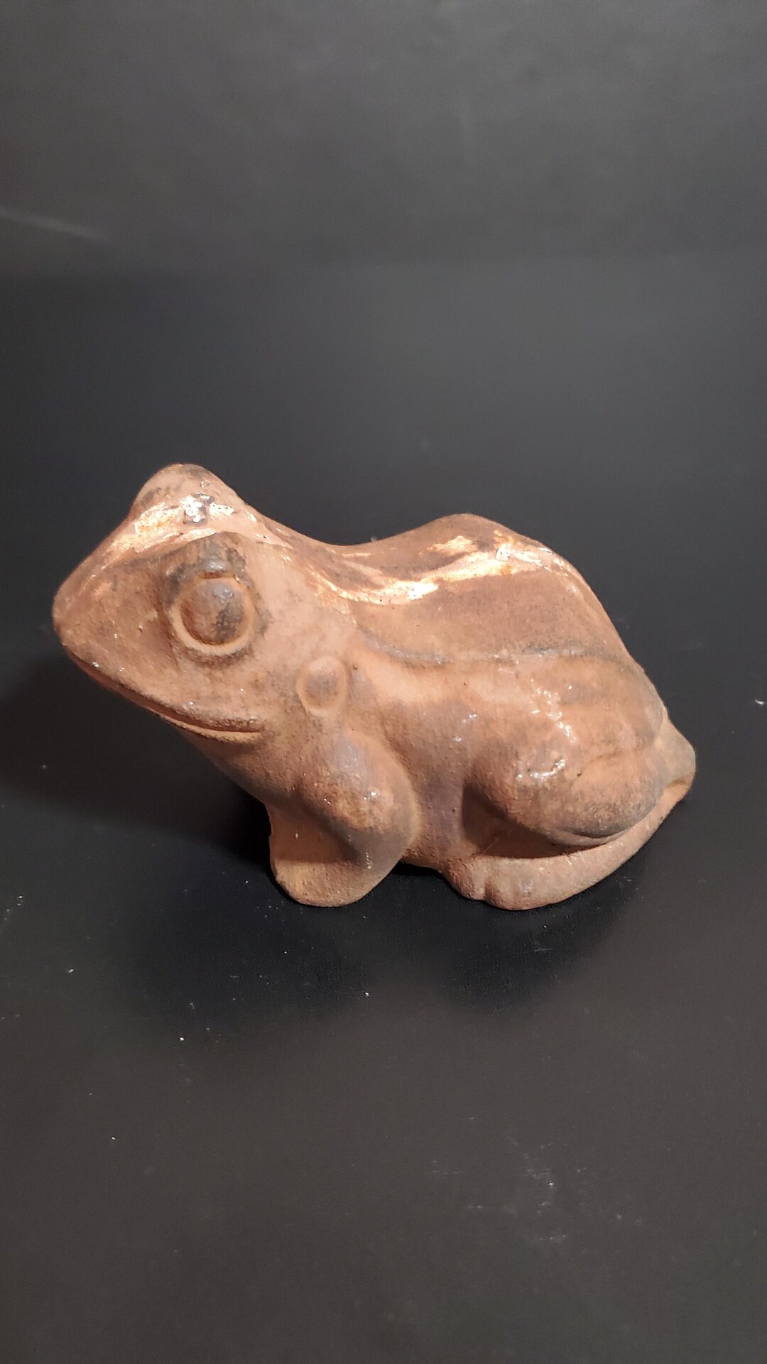 Cute Vintage Cast Iron Frog (garden Yard Patio Home Decor Sculpture ...