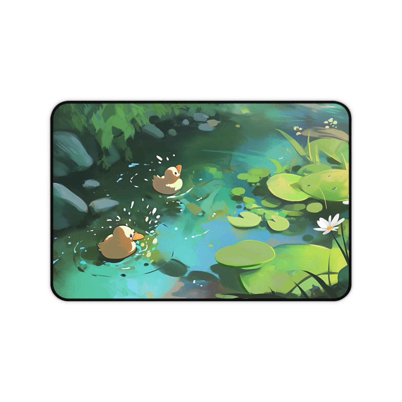 Kawaii Ducks Desk Mat, Cute Animal Mouse Pad, Office Accessories, Work ...