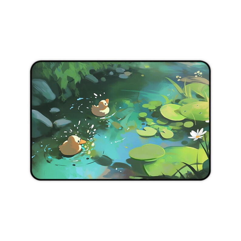 Kawaii Ducks Desk Mat, Cute Animal Mouse Pad, Office Accessories, Work ...