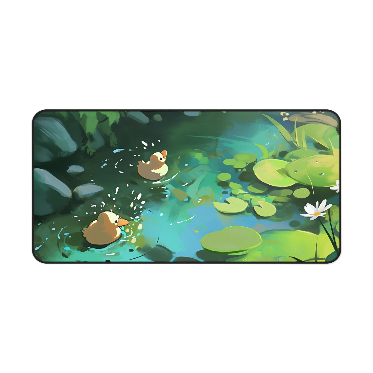 Kawaii Ducks Desk Mat, Cute Animal Mouse Pad, Office Accessories, Work ...