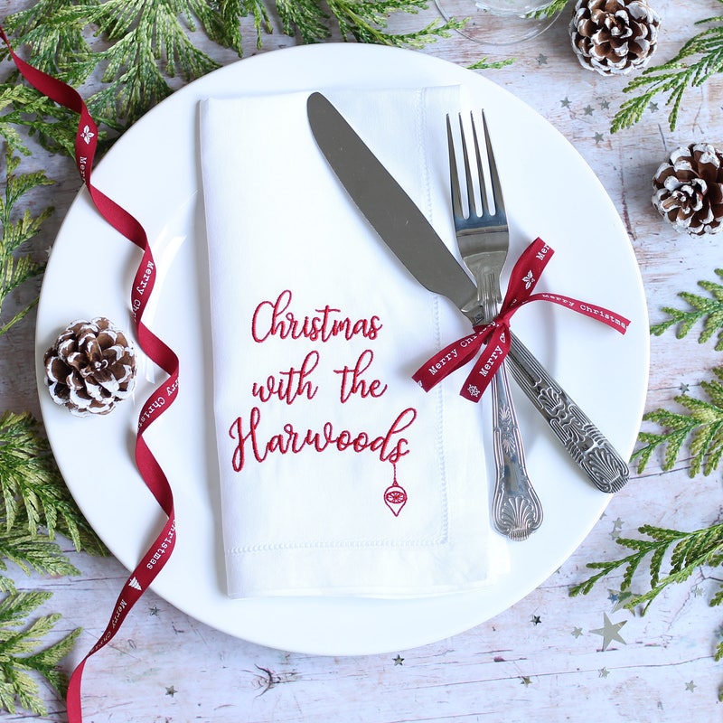 Personalized Napkins - Etsy