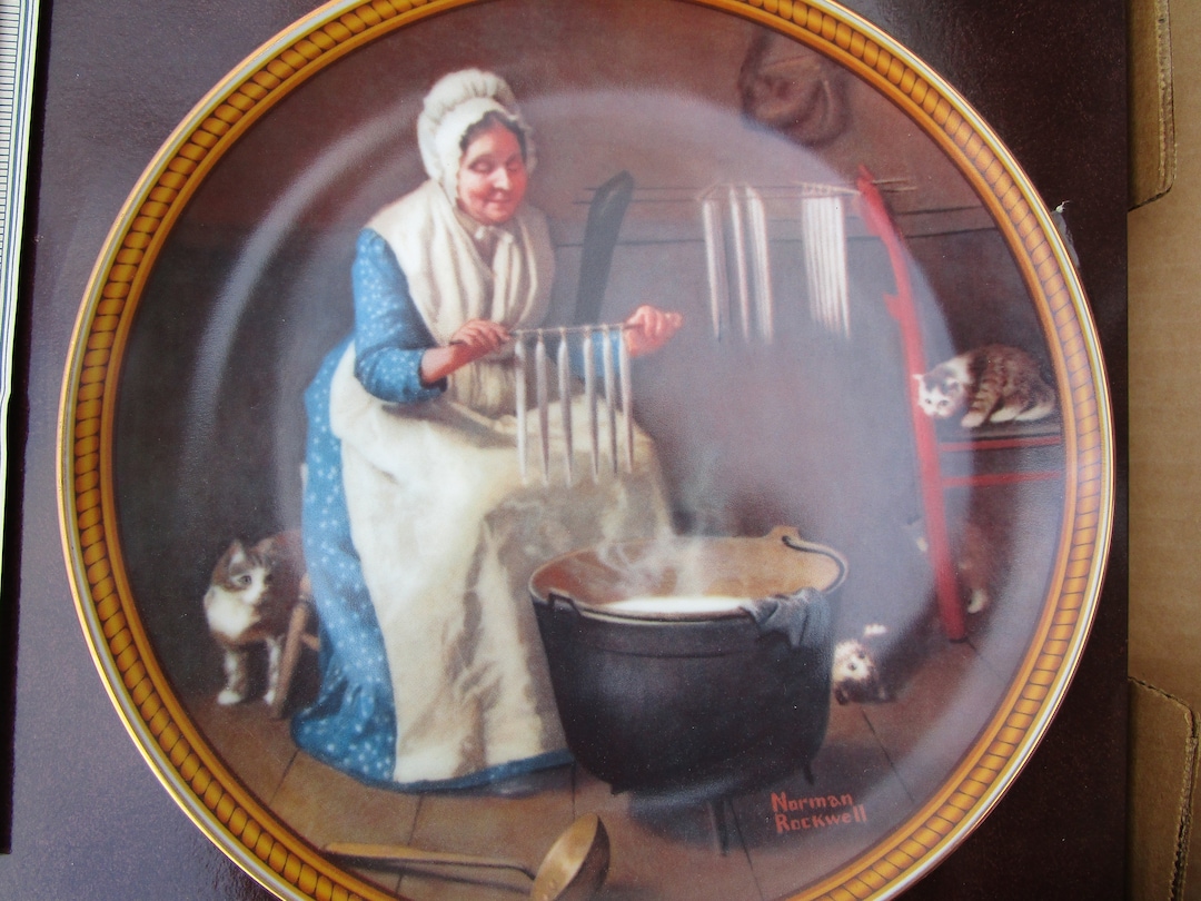 Norman Rockwell "light for the Winter" Rockwell Colonials the Rarest ...