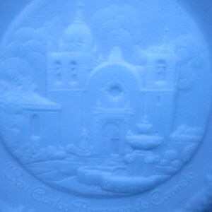 Fenton 1977 "san Carlos Borromeo De Carmelo" Christmas Plate Christmas ...
