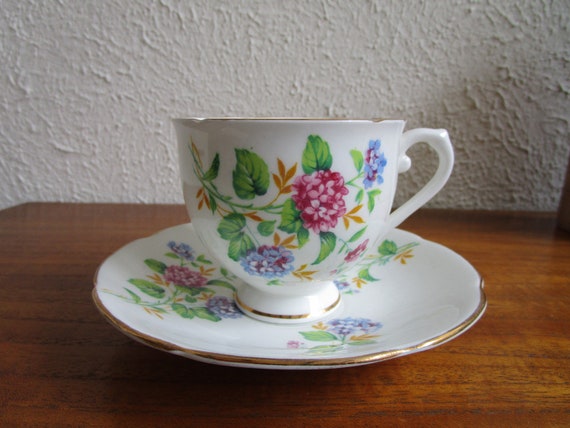 Stanley Fine China Cup and Saucer Floral Pattern 5 Ounce Cup | Etsy