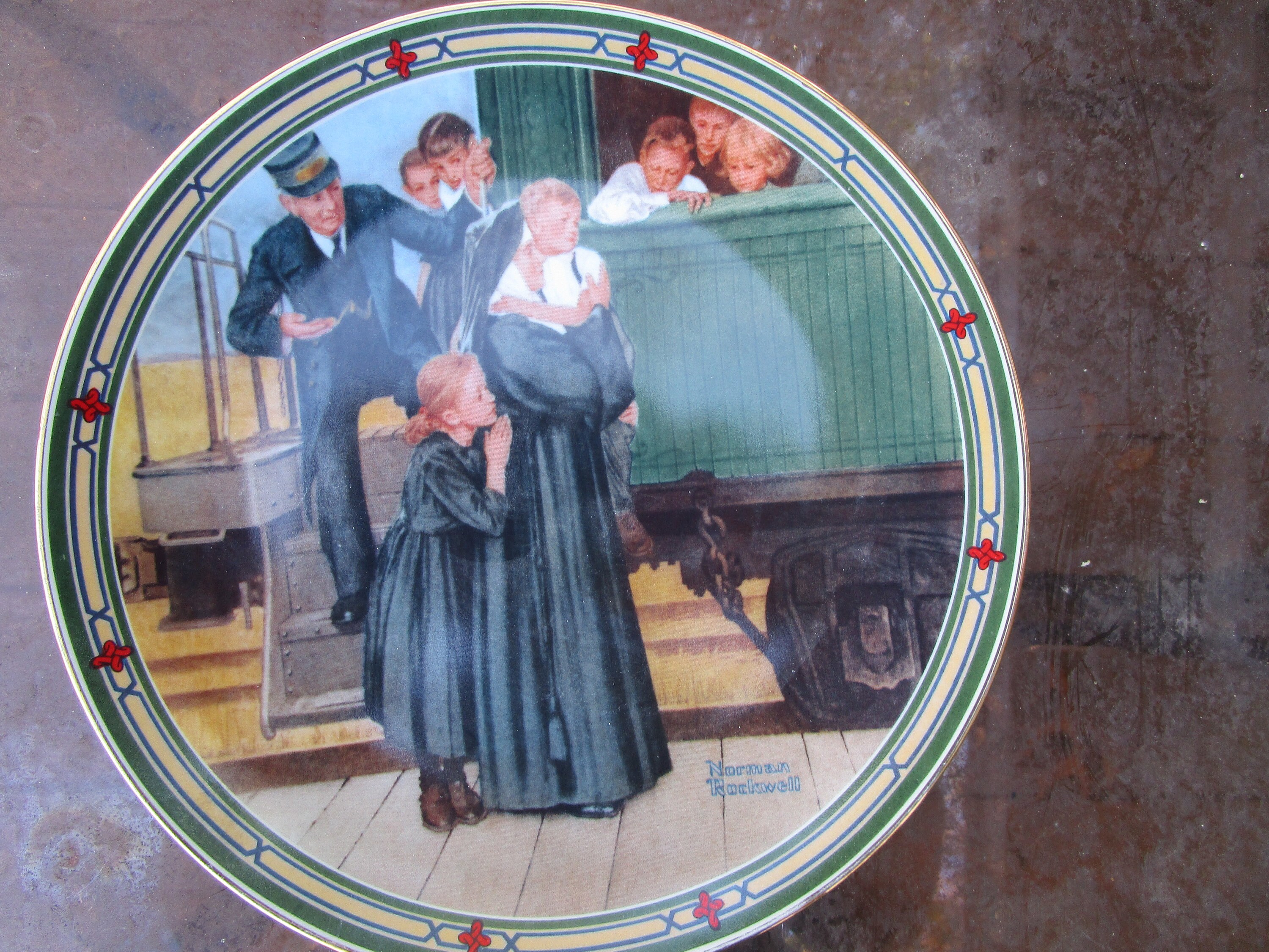 Norman Rockwell An Orphan's Hope Knowles collectible plate 1987 7th ...