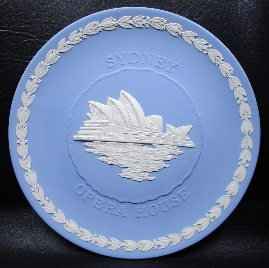 Wedgwood Sydney Opera House Jasperware Plate 8 1/4" Diameter - Etsy