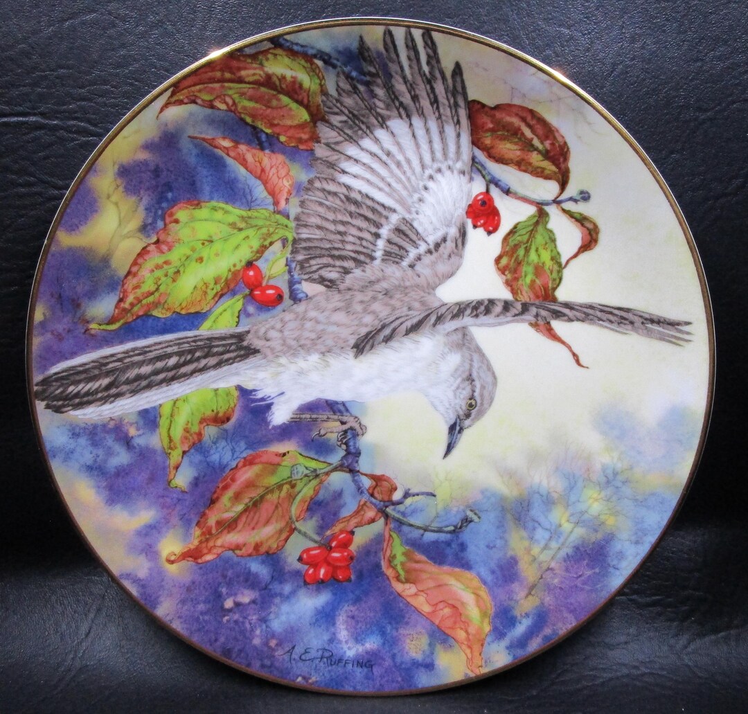 Mockingbird, "songbirds of the South" Series Plate by Southern Living ...