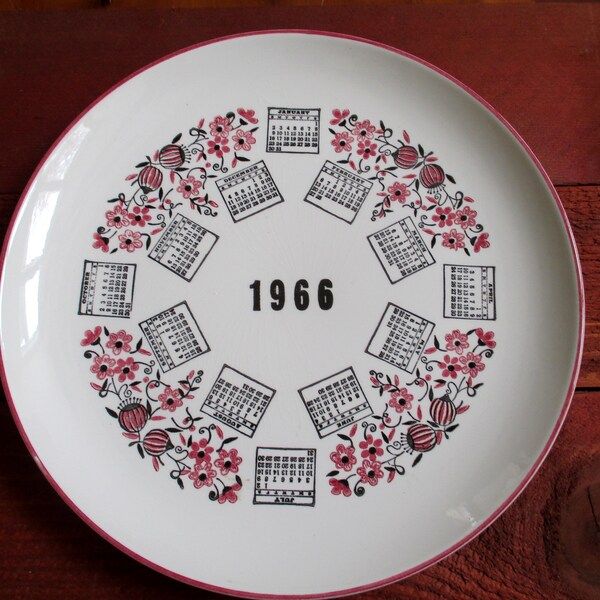1966 Calendar - Etsy