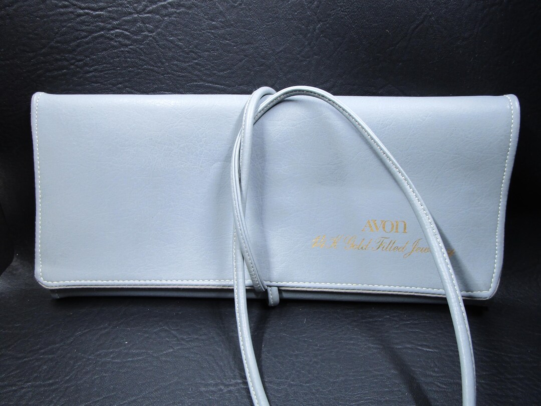 Vintage AVON Jewelry Travel Display Wrap Holder "14k Gold Filled ...