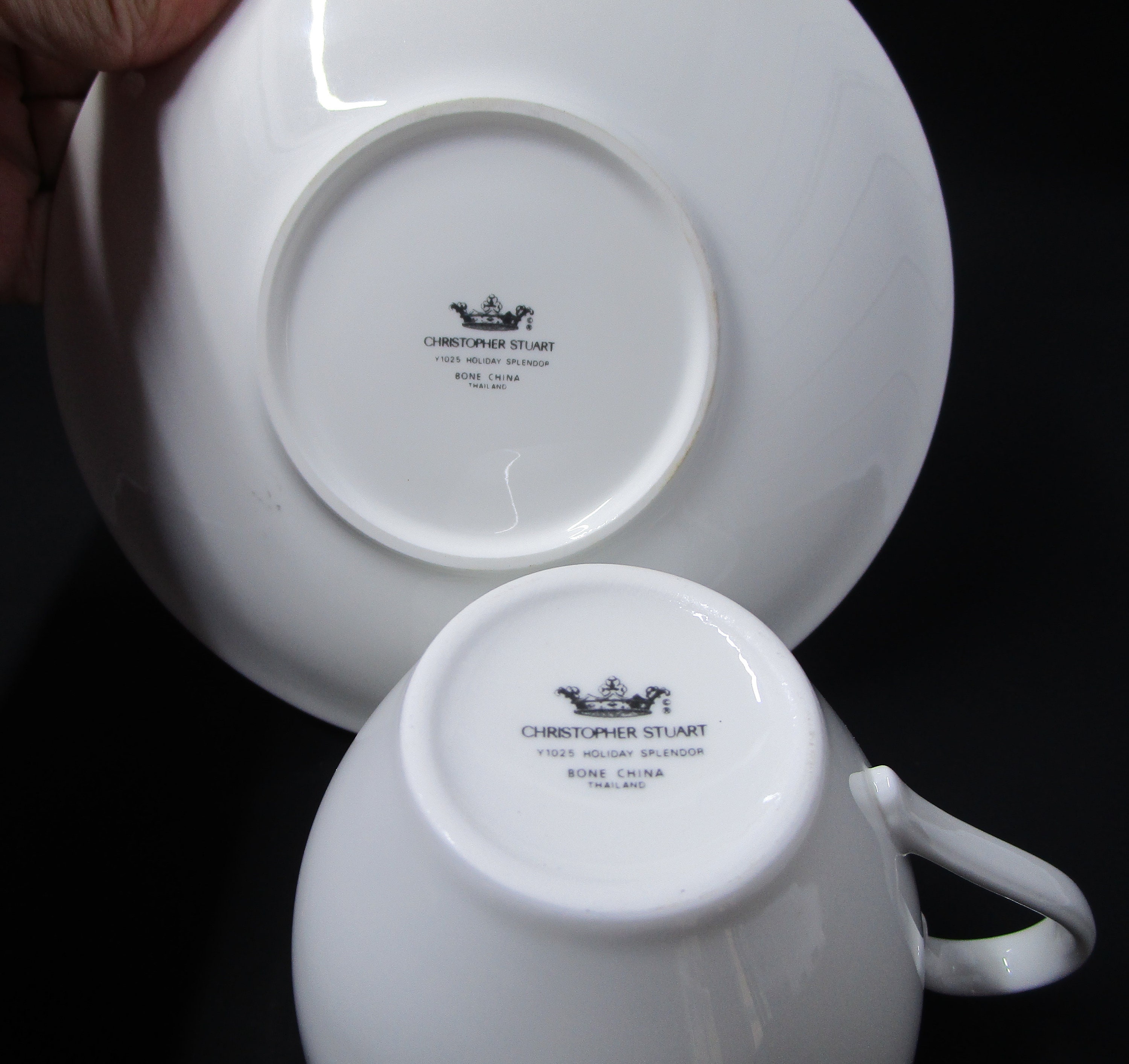 Drink & Barware Holiday Splendor 1025 Christopher Stuart Flat Cup and ...