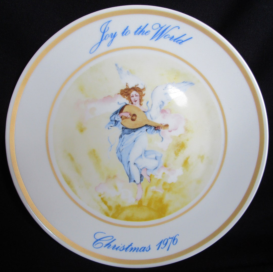 1976 Danbury Mint "joy to the World" Christmas Plate Limited Edition - Etsy