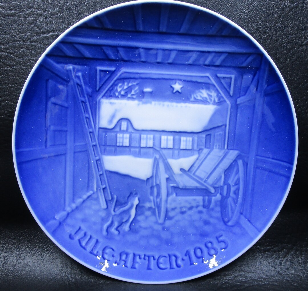 1985 Vintage B&G Plate Bing and Grondahl, JULE AFTER 1985, "christmas ...