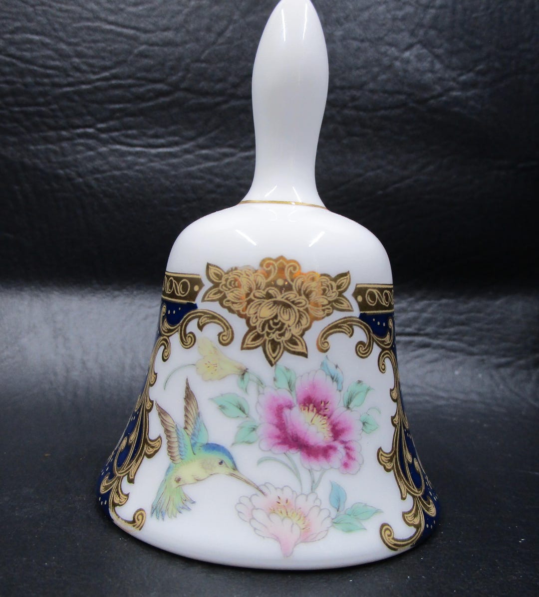 Porcelain Bell Tozan Japan Table Bell Hummingbird Theme - Etsy