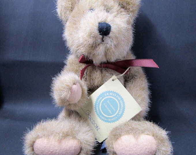 JB Bean & Associates, "gordon" Bear, Boyds Bears Jointed Plush Bear 11 ...