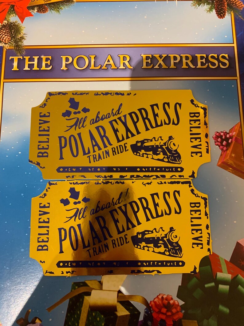 The Polar Express Tickets - Etsy
