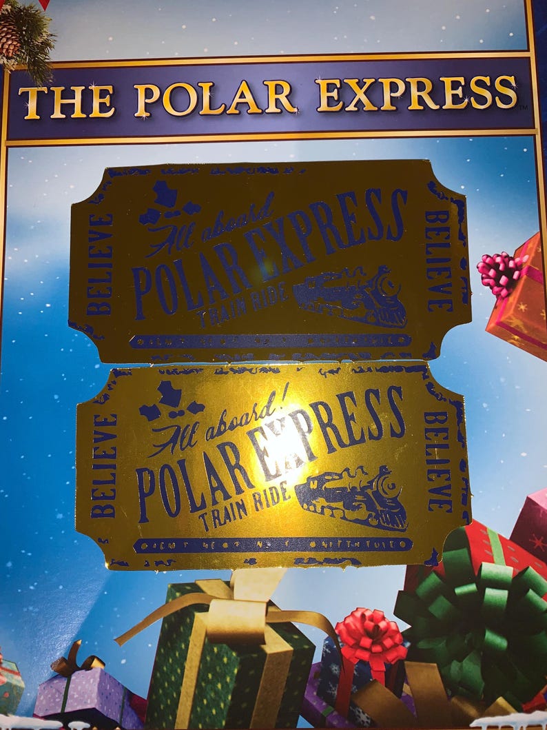 The Polar Express Tickets - Etsy
