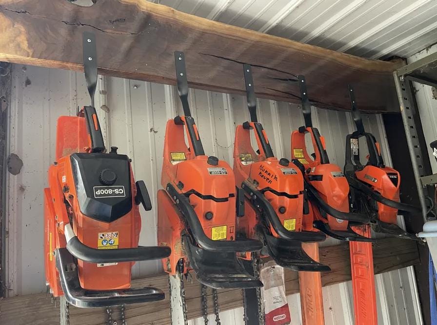 CHAINSAW HOOK, Chainsaw Hanger, Chainsaw Storage, Chainsaw Holder ...