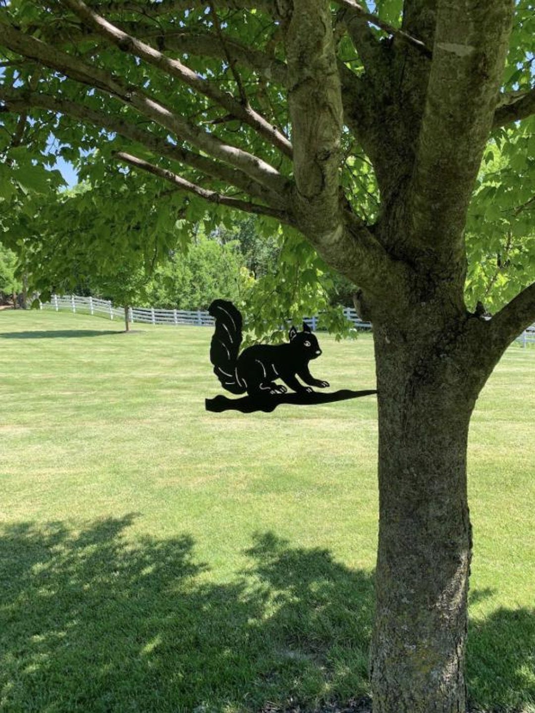 SQUIRREL Tree Stake, Tree Decor, Garden Decor, Tree Decoration, Tree ...