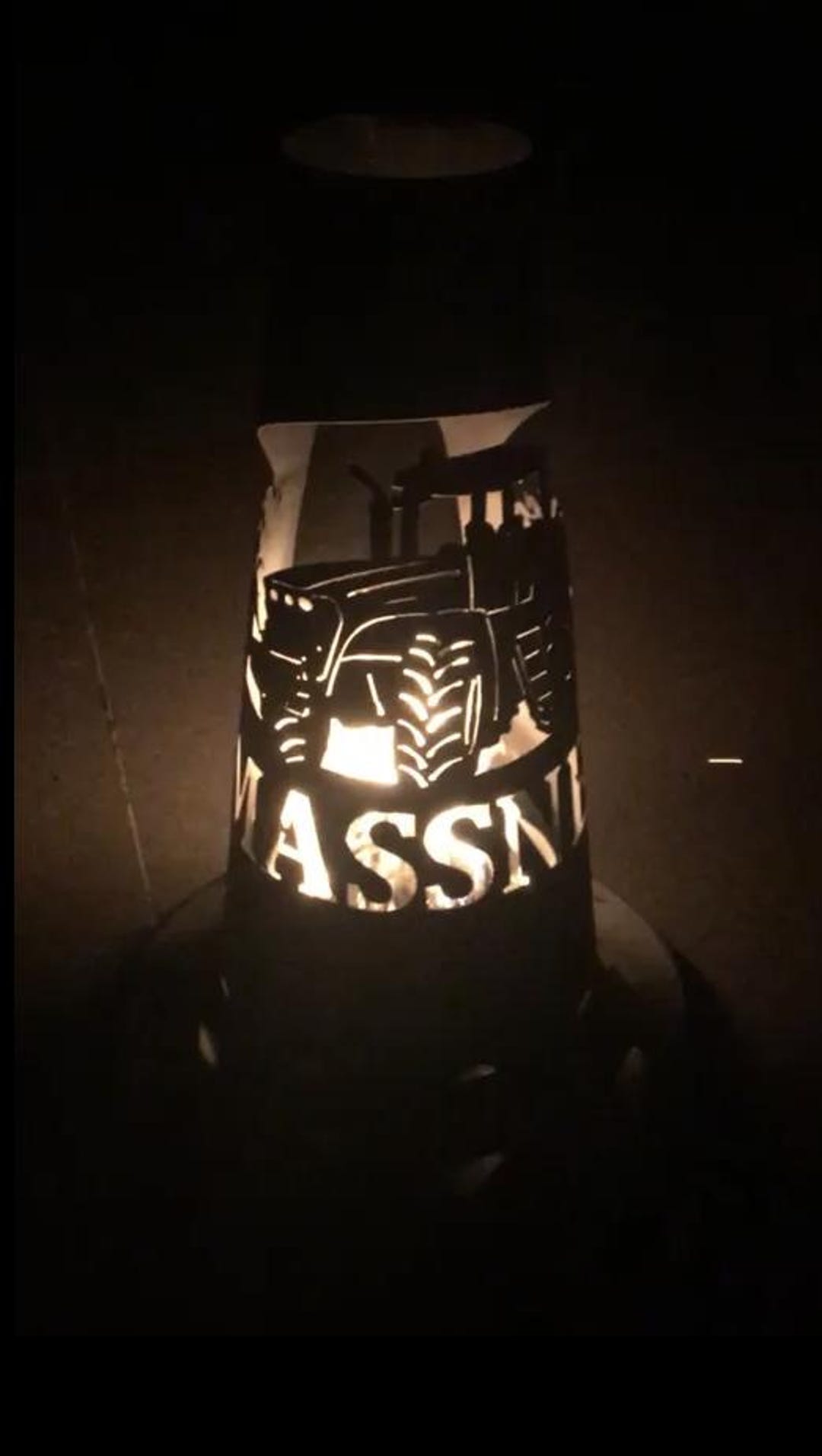 TRACTOR Cone of Fire, Fire Cone, Fire Ring, Metal Fire Pit, Metal Fire ...