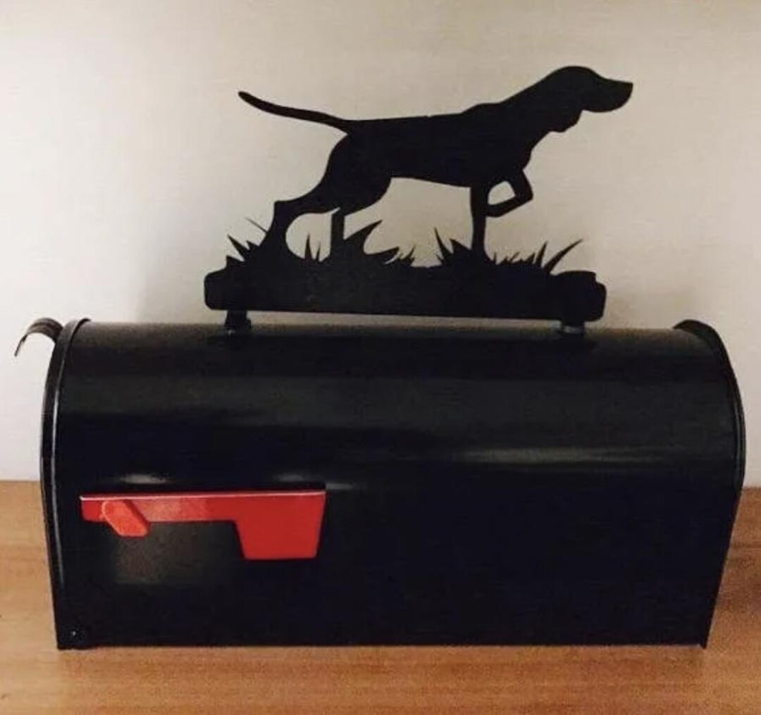 DOG Mailbox Topper, Mailbox Toppers, Metal Mailbox Toppers, Mailbox ...