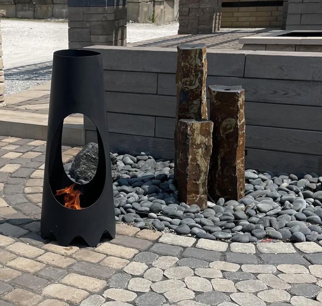 CONTEMPORARY STYLE 2 Cone of Fire, Fire Cone, Fire Ring, Metal Fire Pit ...
