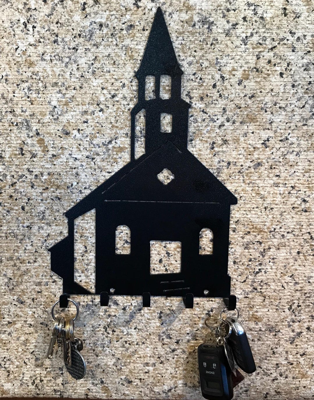 CHURCH Key Holder, Necklace Holder, Key Holder for Wall, Metal Key ...