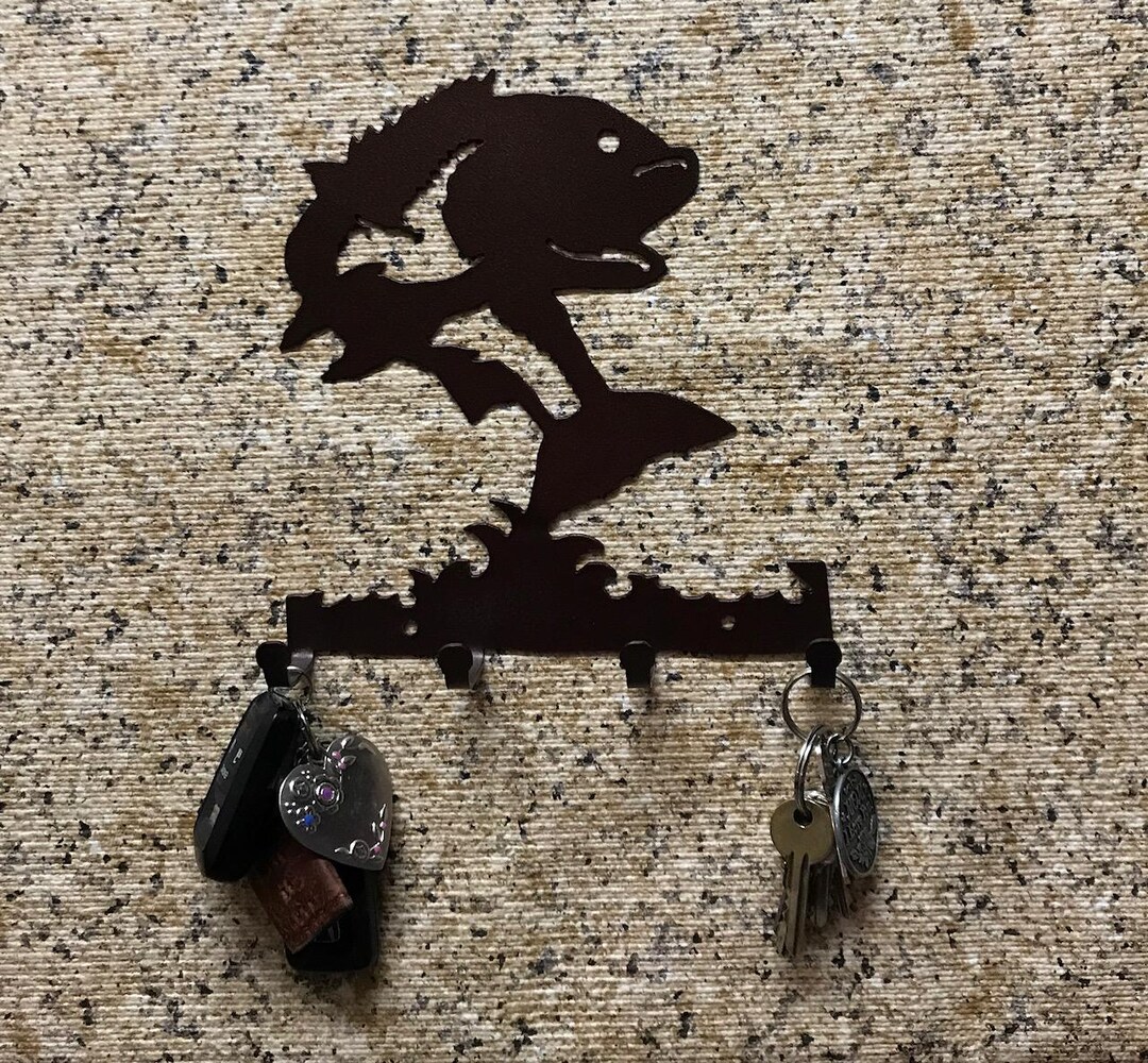 BASS Key Holder, Necklace Holder, Key Holder for Wall, Metal Key Holder ...