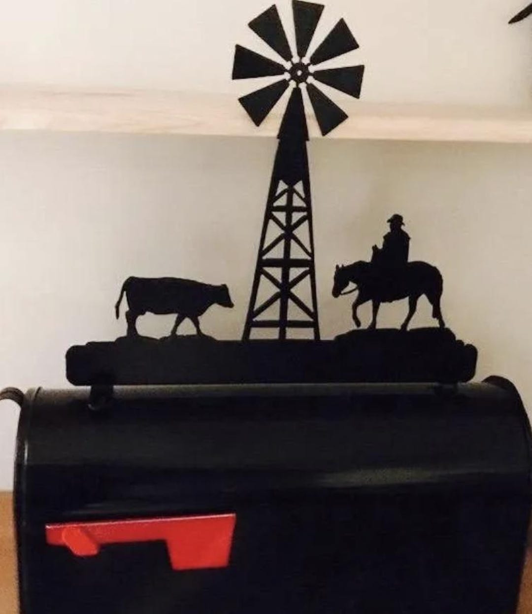 WINDMILL Mailbox Topper, Mailbox Toppers, Metal Mailbox Toppers ...