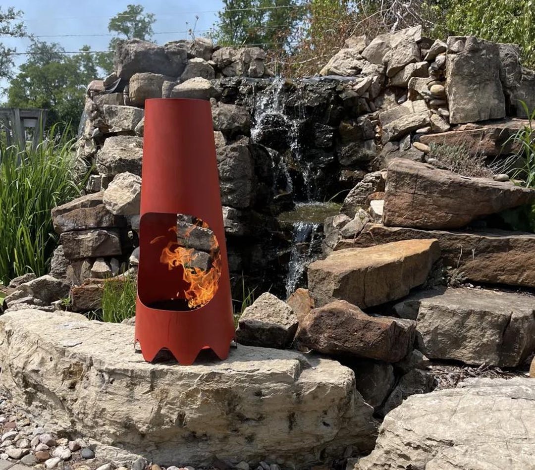 CONTEMPORARY STYLE 1 Cone of Fire, Fire Cone, Fire Ring, Metal Fire Pit ...