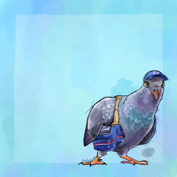 Carrier Pigeon - Etsy