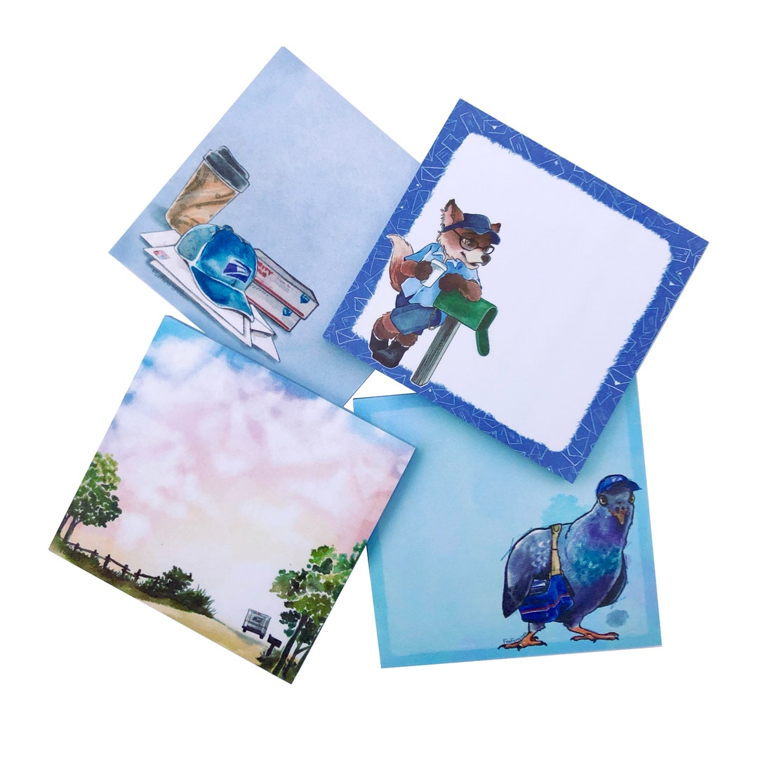Sticky-note Pads for Mail Carriers - MIXED PACK of 4 - Post-it® Notes ...