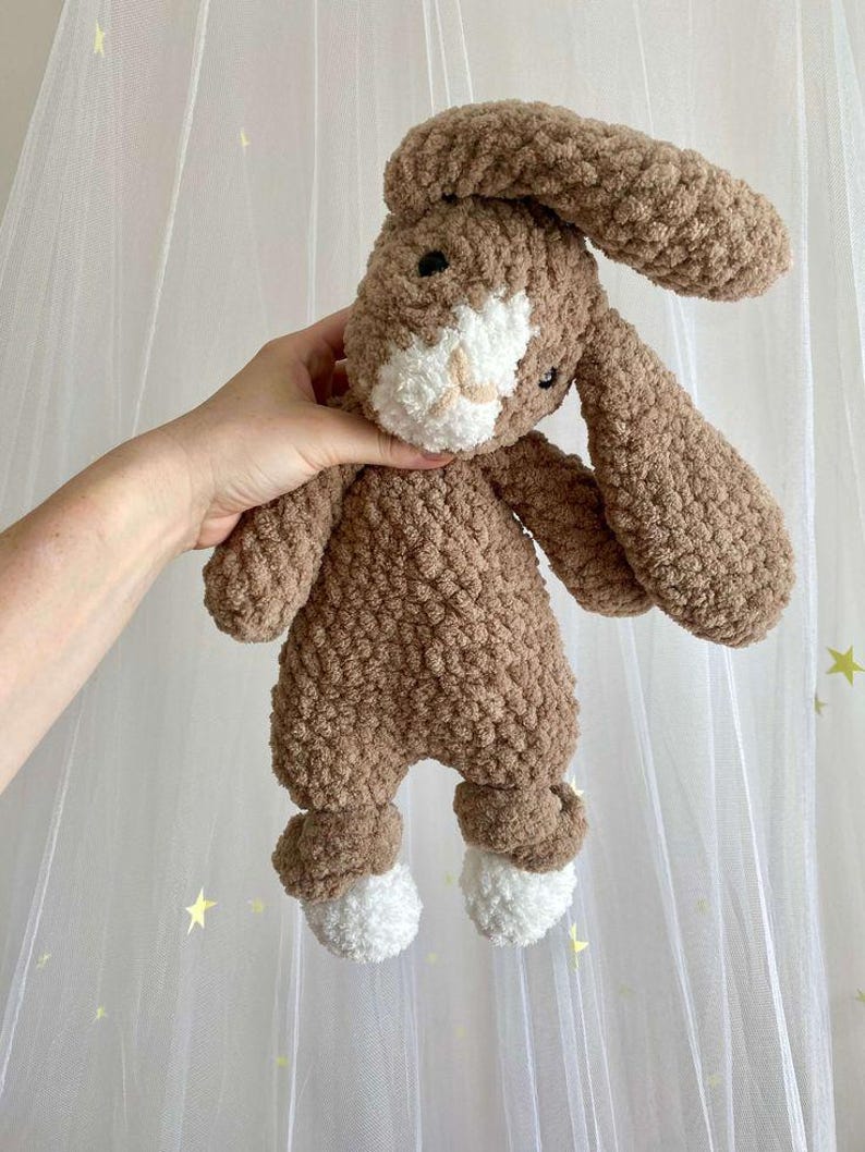 Crochet Plush Bunny Amigurumi Pattern PDF Easy to Follow, Cute Hare ...