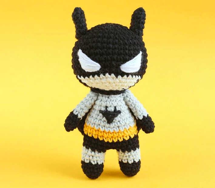 Crochet Batman Amigurumi Pattern PDF DIY Toy Tutorial Instant Download ...