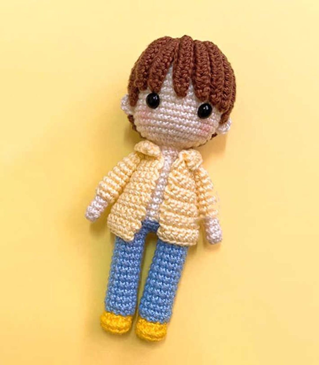 Crochet Amigurumi Pattern PDF for Boys Easy Fun Toy Design, Step-by ...