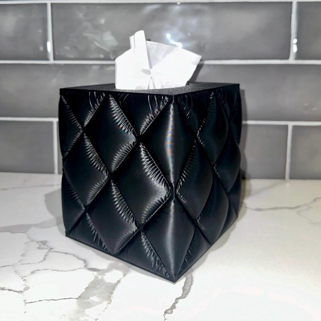 Elegant 3d-printed Silk-like Tissue Box Cover - Etsy