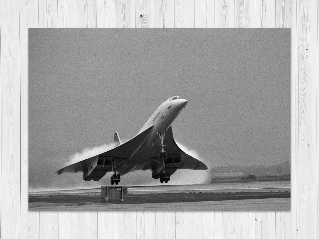 Queen of Sky Concorde Plane Taking off Framed or Unframed Print - Etsy