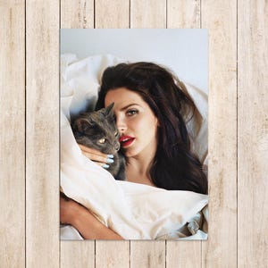 Fine Art Photo of Lana Del Rey From Rolling Stone Cover Lana Del Rey With Cat Art Print - Etsy