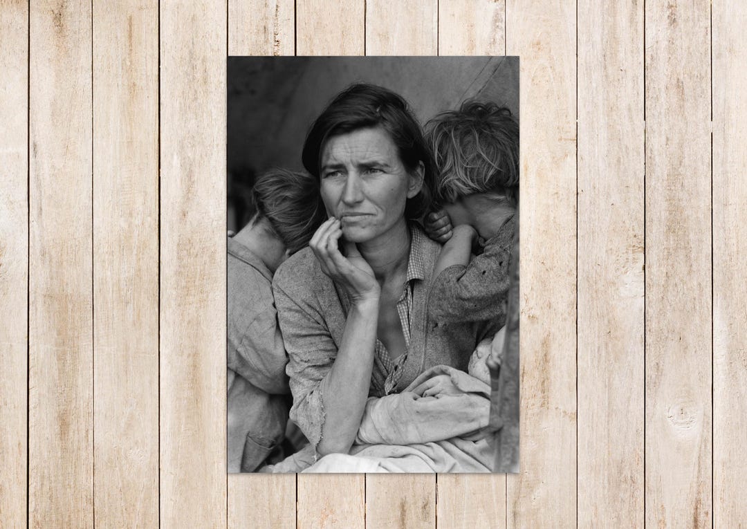 Fine Art Photo of Dorothea Lange, Dorothea Lange Migrant Mother, Migrant Mother Art Print - Etsy
