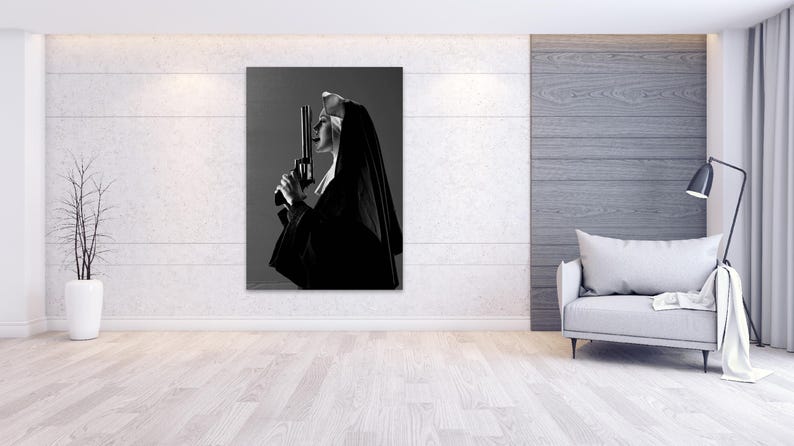 Abstract Nun With a tool Bad Nun Photo Licking Art Fine Art Photo ...