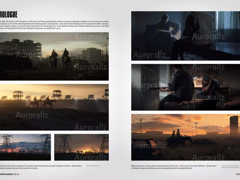 The Art of the Last of Us 2 TLOU 2. Tlou Artbook. Collection of Concept ...