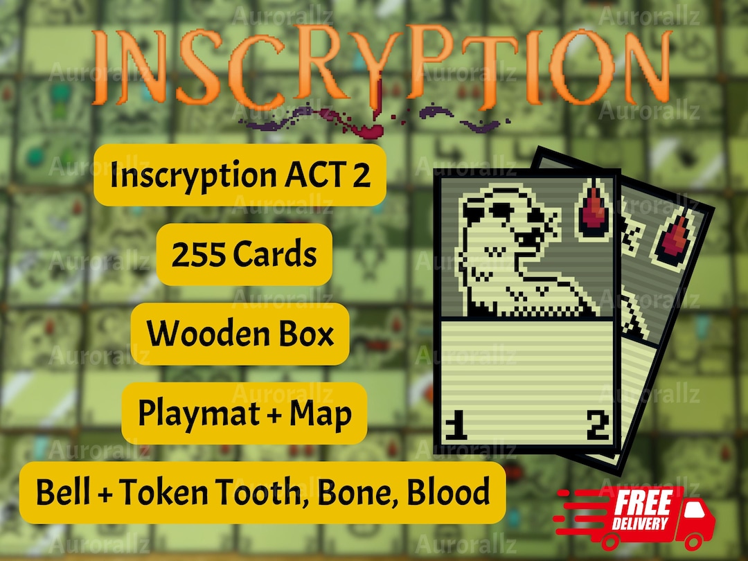 Inscryption ACT2 Deck • Inscryption Cards • 255 Cards • Cryptid ...