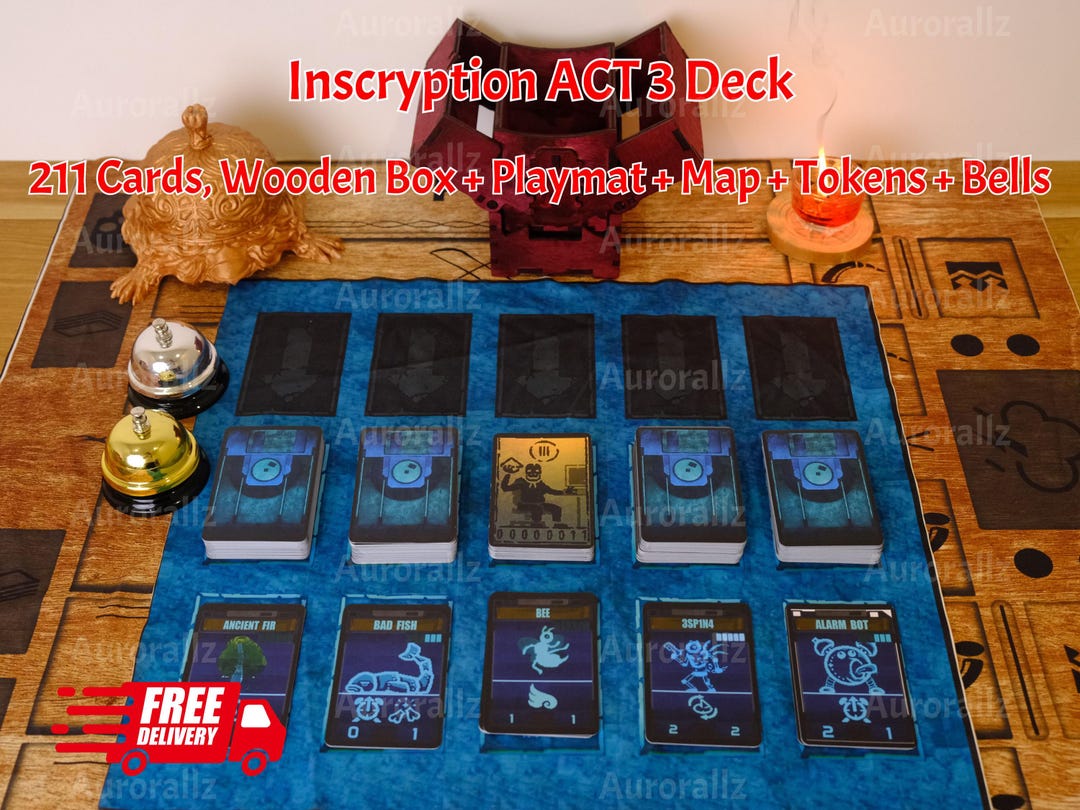 Inscryption ACT3 Deck • Inscryption Cards • 211 Cards • Cryptid ...
