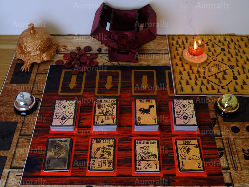 Inscryption Card Game Kaycee's Mod Card Game 460 Cards With Playmat and ...