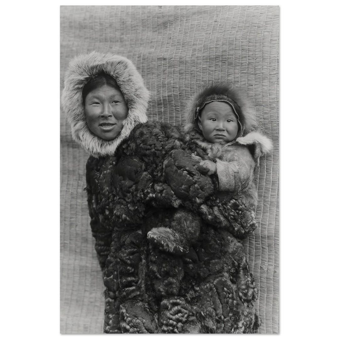 Native Alaskan Woman and Child Vintage Photograph - Etsy